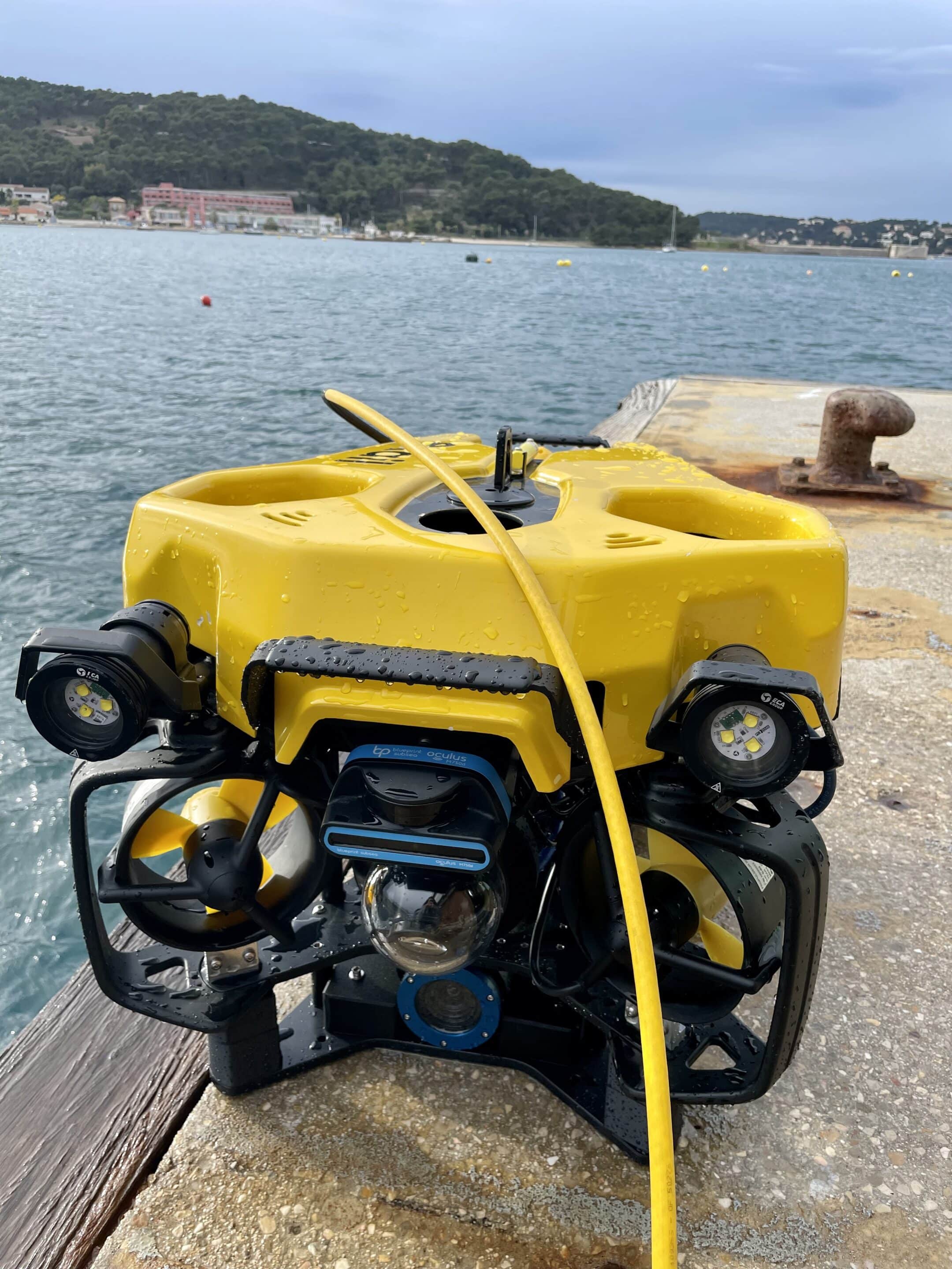 Démonstration du ROVR7 - Exail Robotics - Geomines